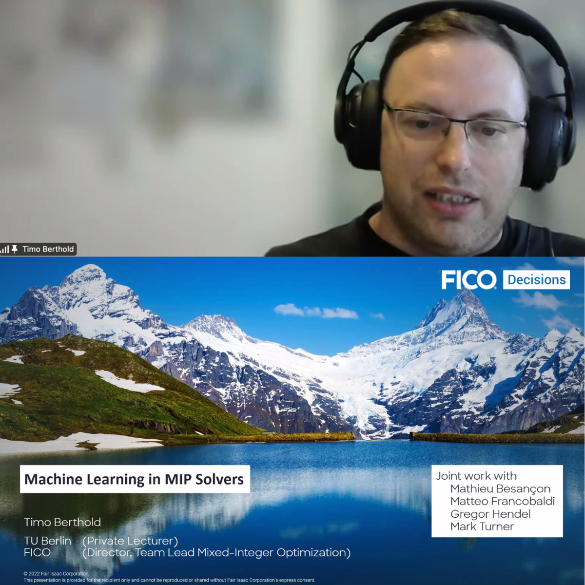 AdONE Seminar: PD Dr. Timo Berthold (FICO) - AdONE